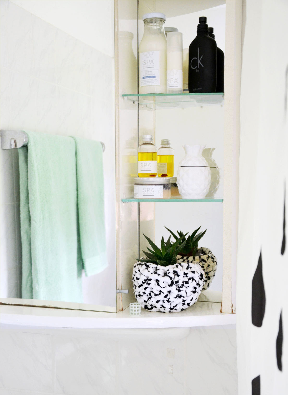 So einfach stylt man ein Mini-Bad – annablogie | Interior und Wohntrends